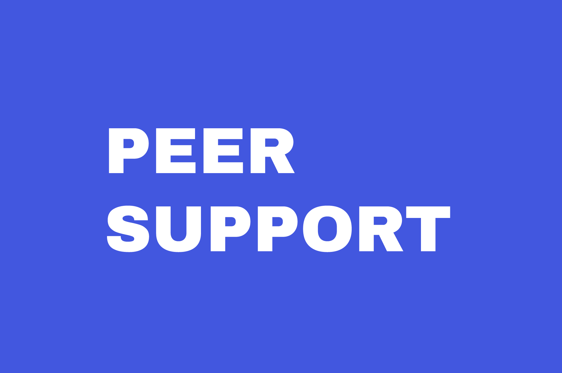 Peer support - Fast-Track Cities London